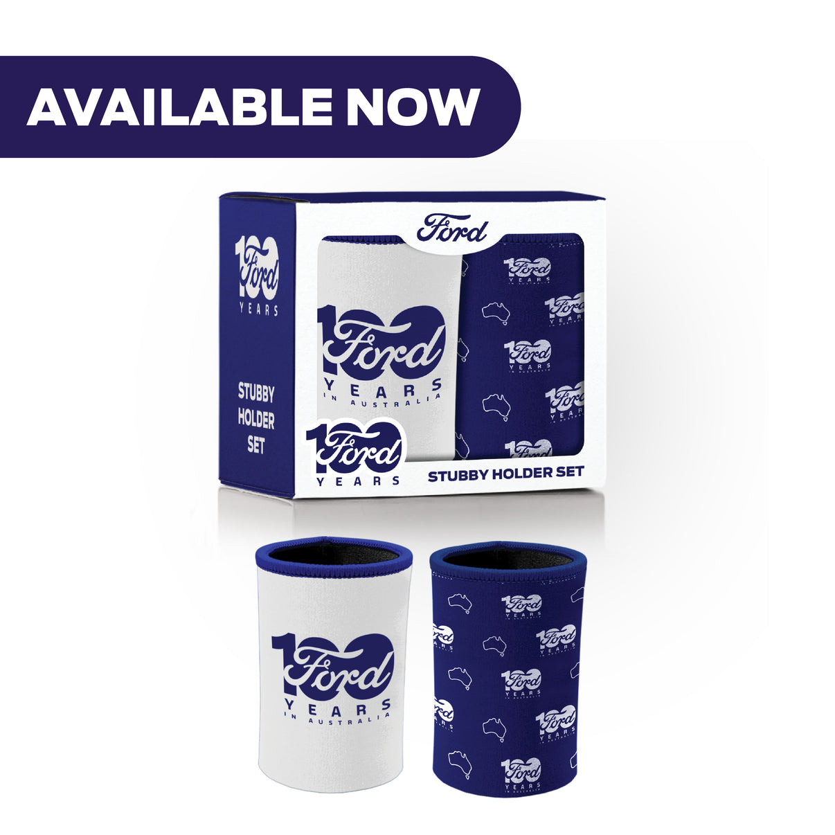 Ford 100 Year - Twin Pack Stubby Holders – Ford Store Australia