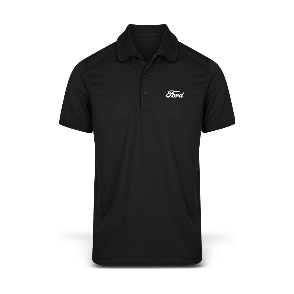 Ford Men's Prestige Polo (Black) – Ford Store Australia